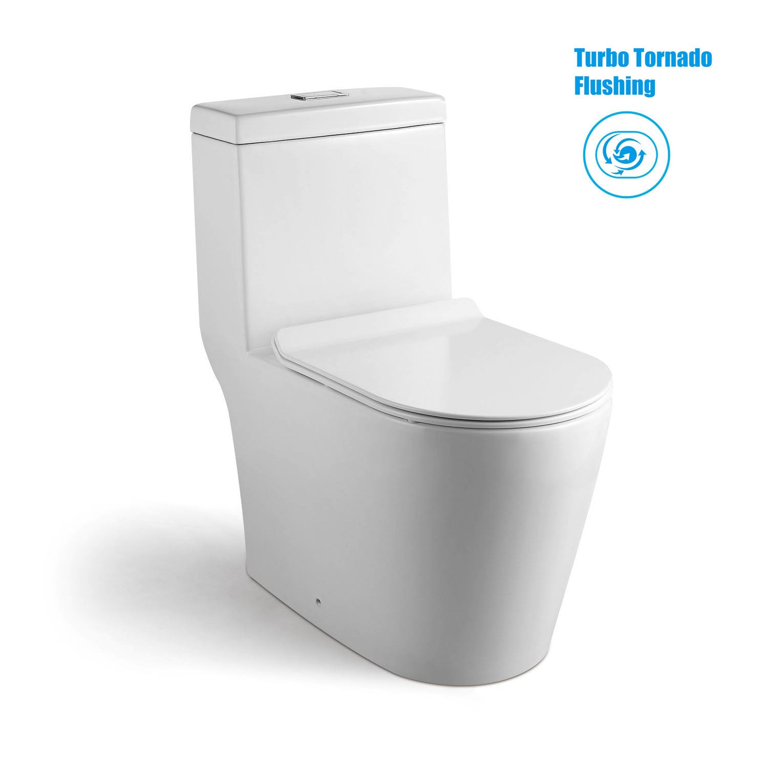 Magnum 935 One-Piece Toilet with Turbo Tornado Flushing – Bath Creature
